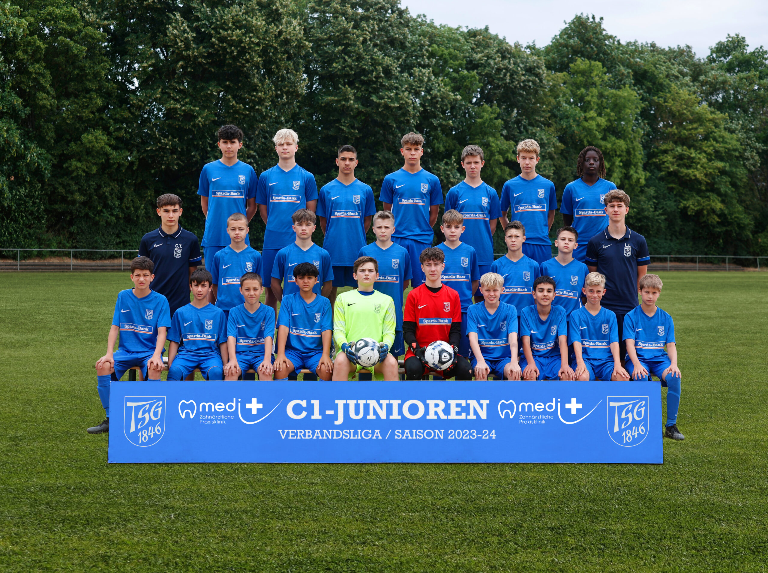 Das Team der C1-Junioren 2023/2024 « TSG 1846 Bretzenheim Abt. Fußball